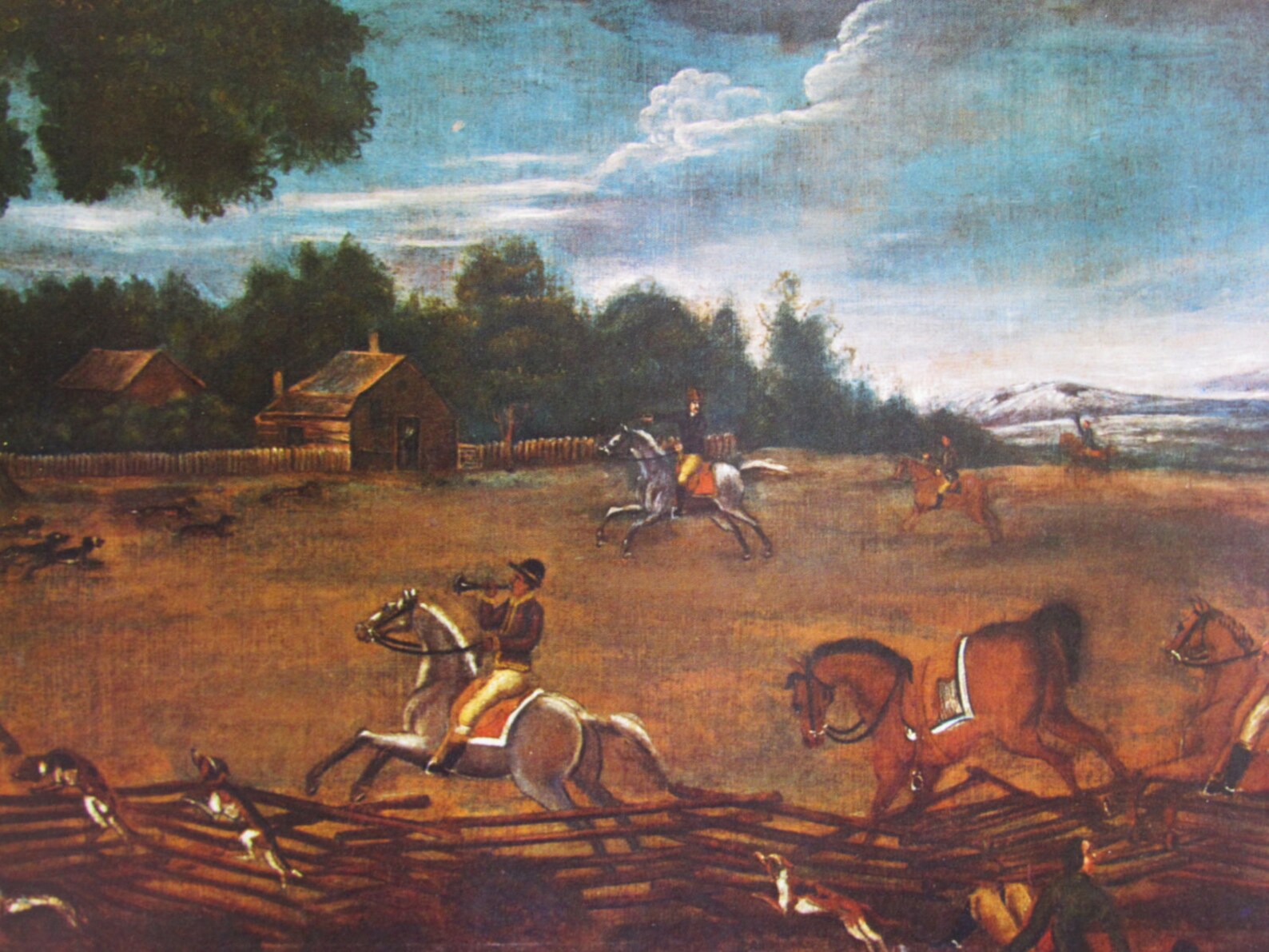 The End of the Hunt/job Perit, American Primitive Painting, 1962 ...