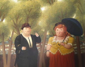 Fernando Botero, Amalia, Book Print for Framing, Naive Art, Whimsical ...