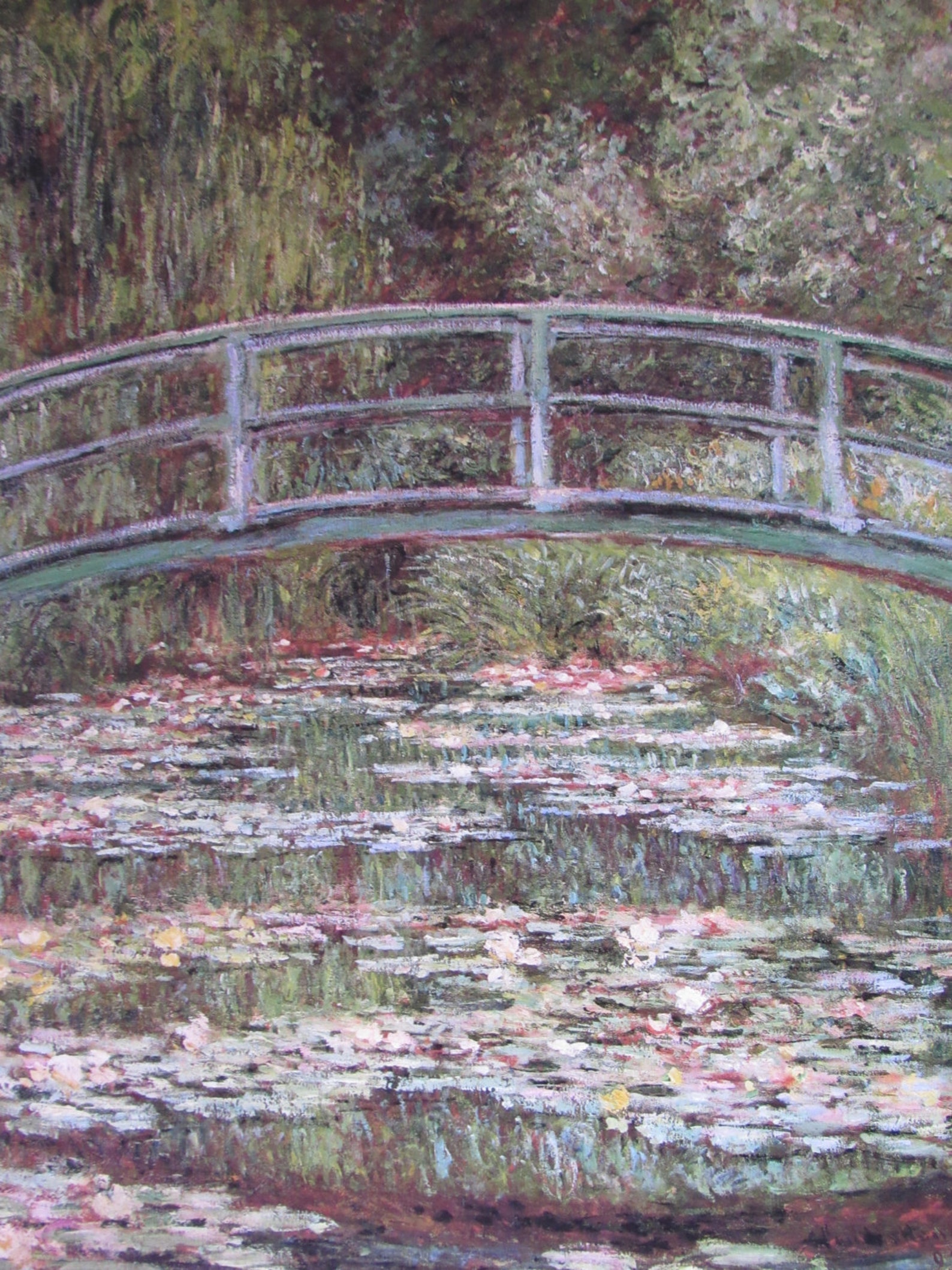 Claude Monet-bridge Over A Pool of Water Lilies 1899 7 X 9 - Etsy