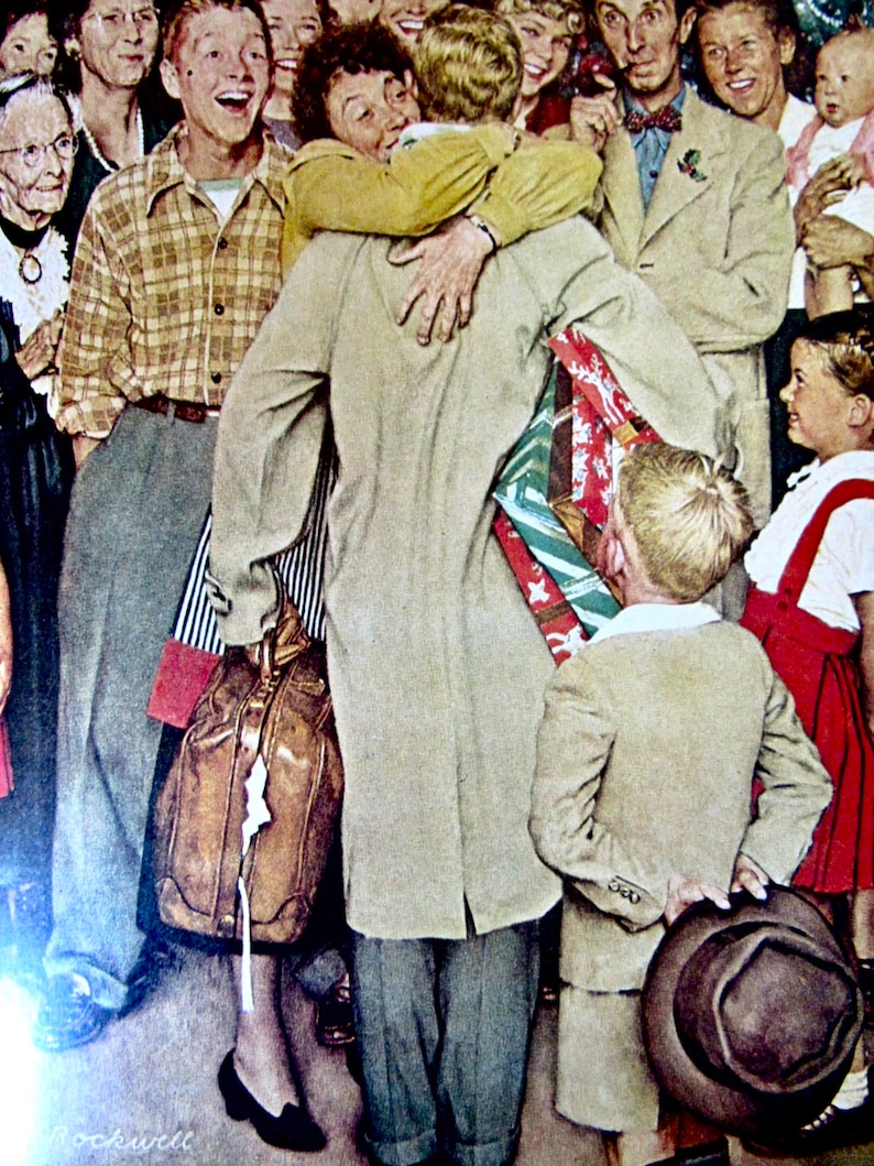 Homecoming/the Prom Dress Norman Rockwell Magazine Cover - Etsy