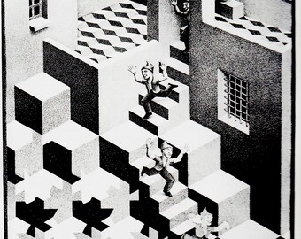 M C Escher Art Book - Etsy