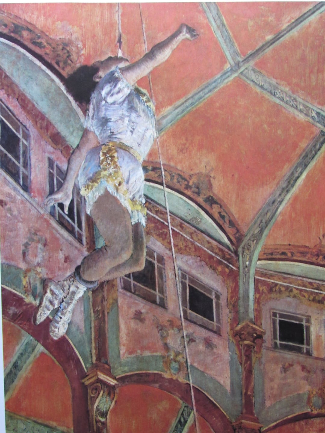 Edgar Degas- Miss Lala at the Cirque, 1879, 7.25 X 11.25 In ...