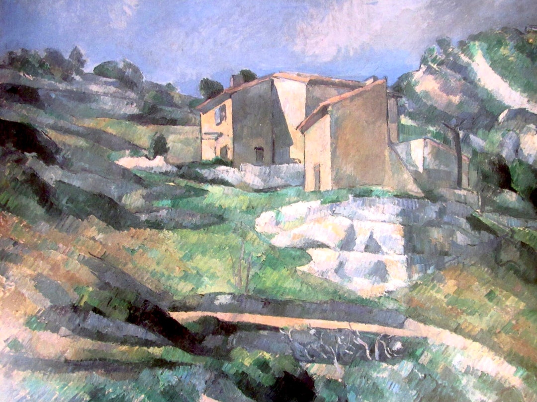 Paul Cezanne, House in Provence, Color Plate of 1879 Oil on Canvas ...