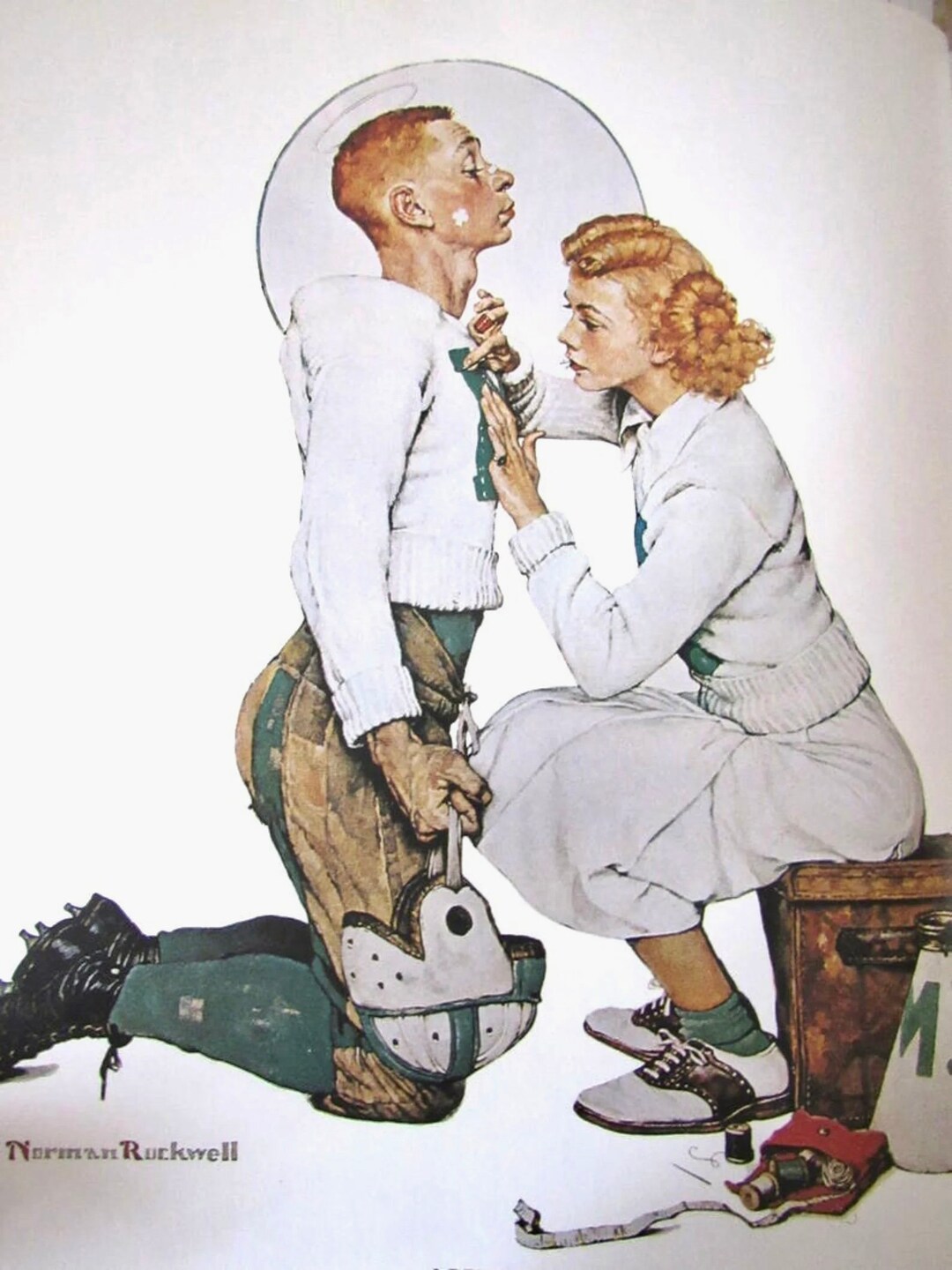 Letterman/blank Canvas, Norman Rockwell Magazine Cover Prints, 2-sided ...