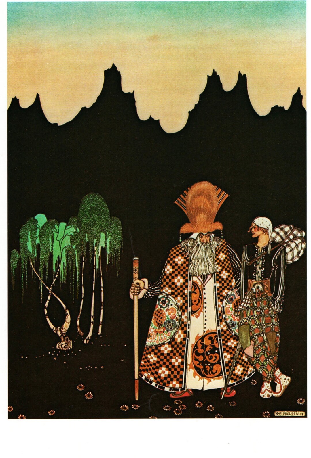 Kay Nielsen, the Widow’s Son, Art Deco, Book Print Page for Framing ...