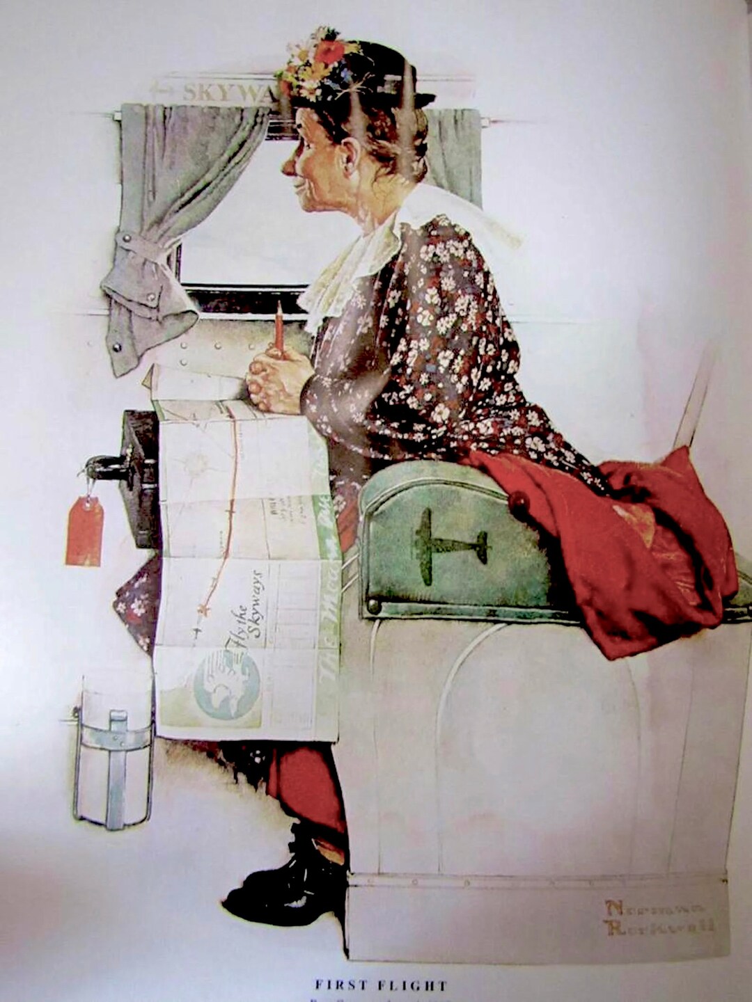 See America First/first Flight, Norman Rockwell Magazine Cover Prints ...