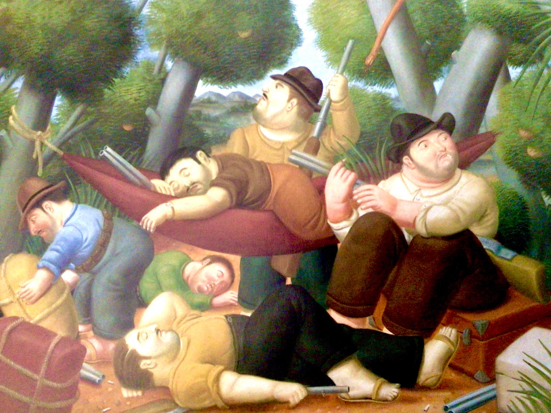 Fernando Botero, Guerillas/still Life With Coffee Pot, 2-sided Book ...