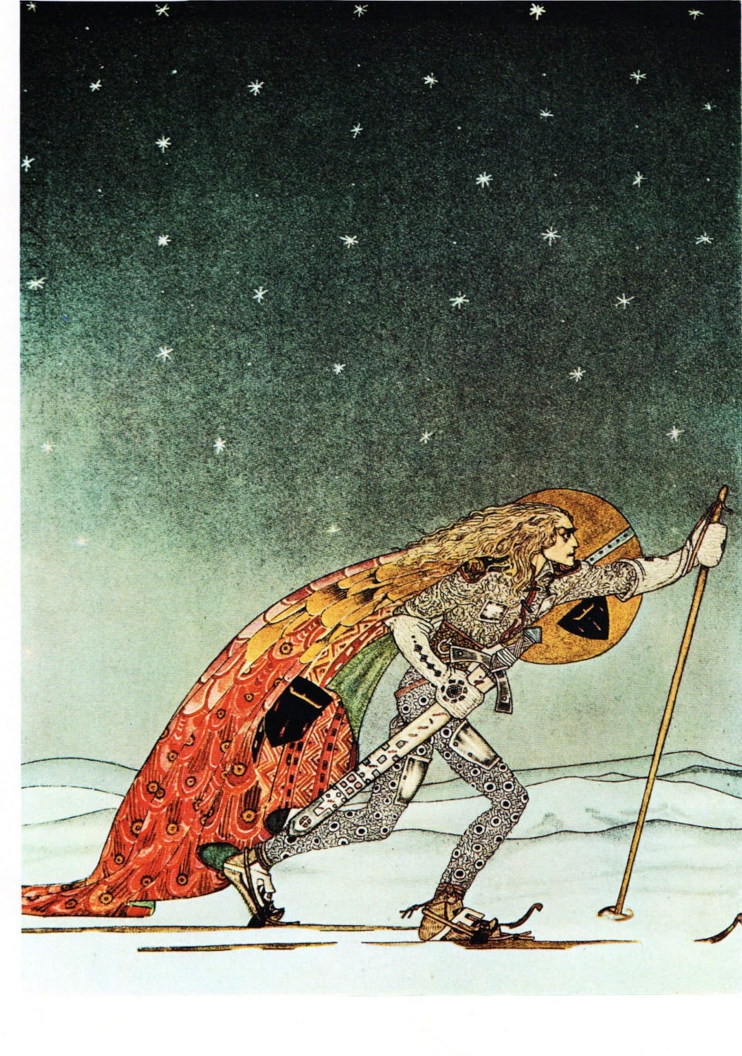 Kay Nielsen, the Three Princesses of Whiteland, Art Deco, Book Print ...