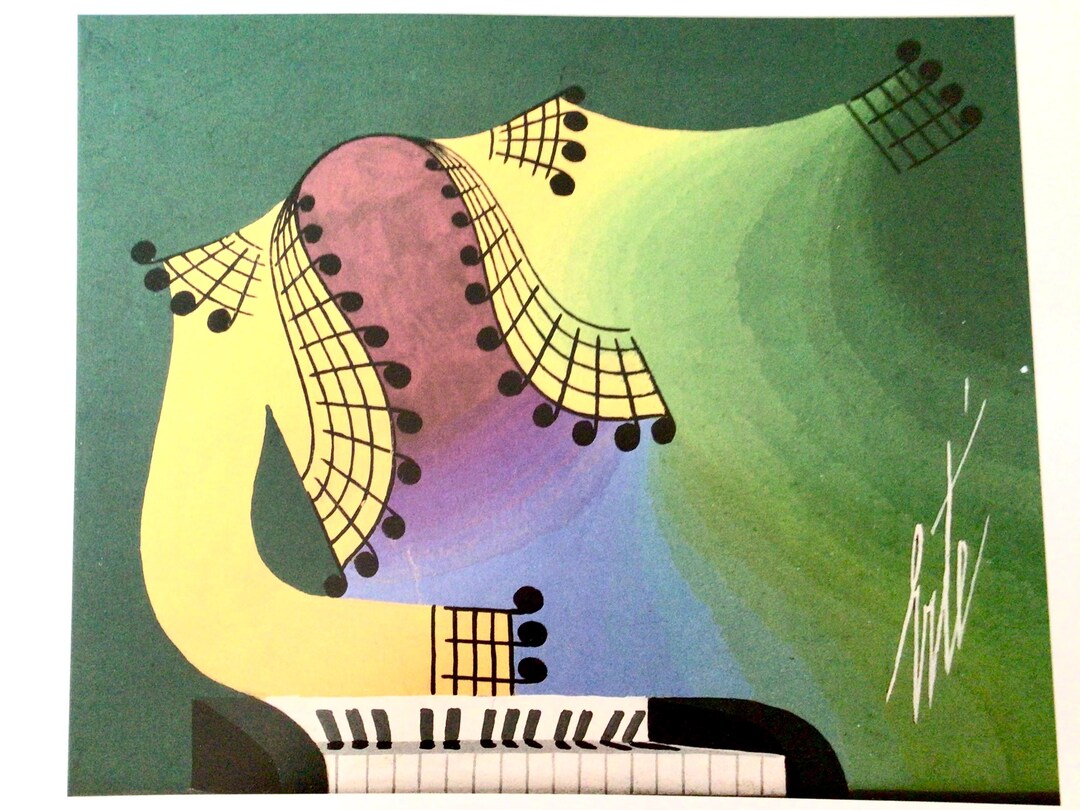 Erte, Set Design for Bolero, Art Deco Print, Unframed Book Print, Wall ...