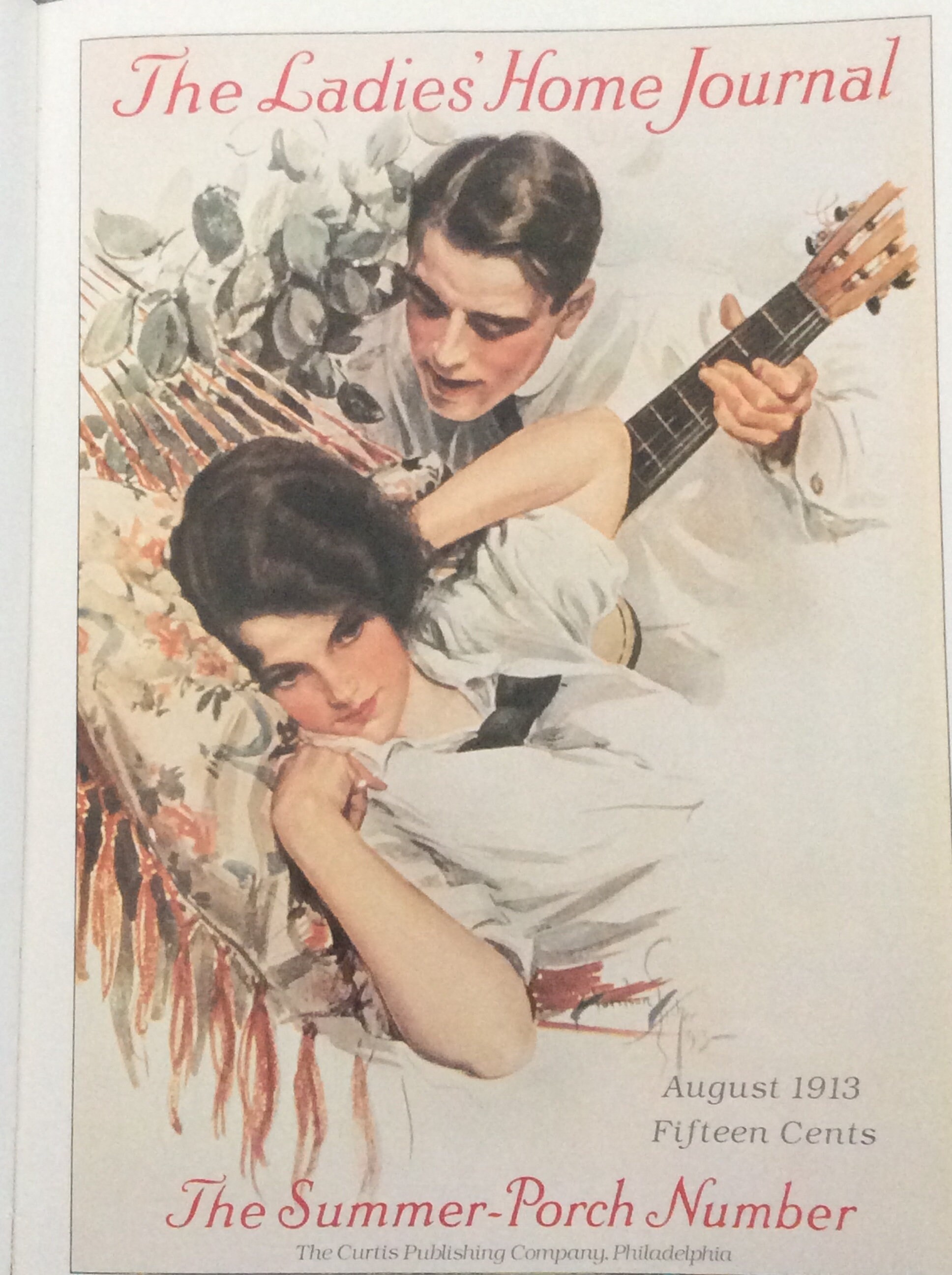 The Ladies Home Journal Magazine Cover August 1913 11 x | Etsy