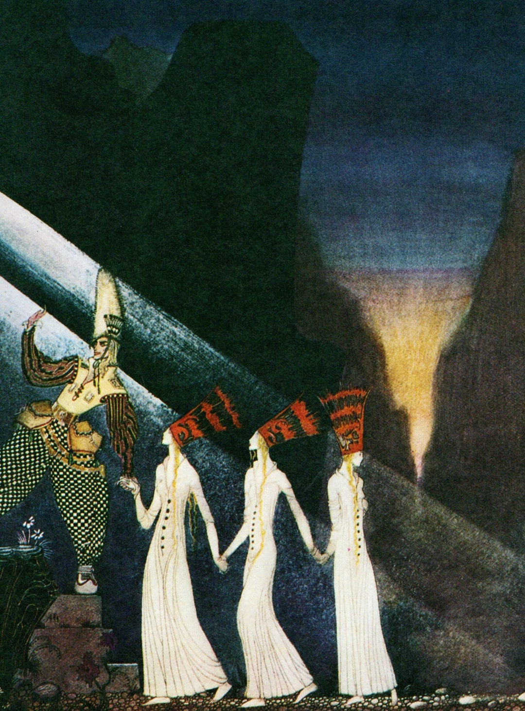 Kay Nielsen, the Three Princesses in the Blue Mountain, Art Deco, Book ...