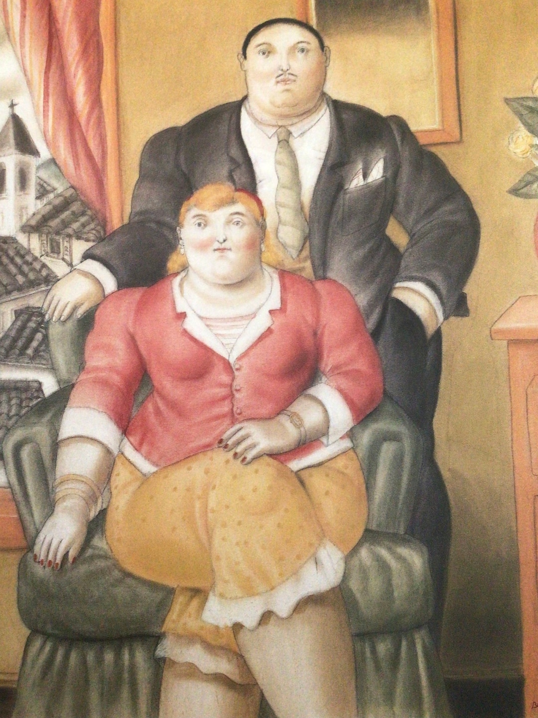 Fernando Botero, A Couple, Book Print for Framing, Naive Art, Whimsical ...