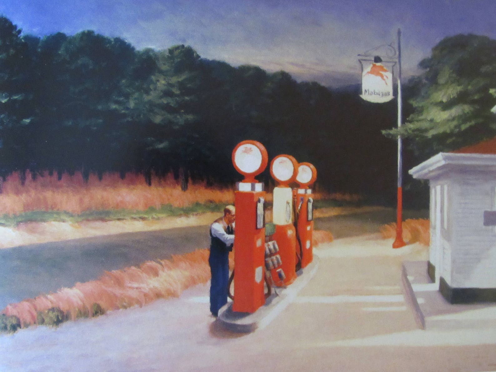 Edward Hopper American Artist Gas/Route 6 Eastham. | Etsy