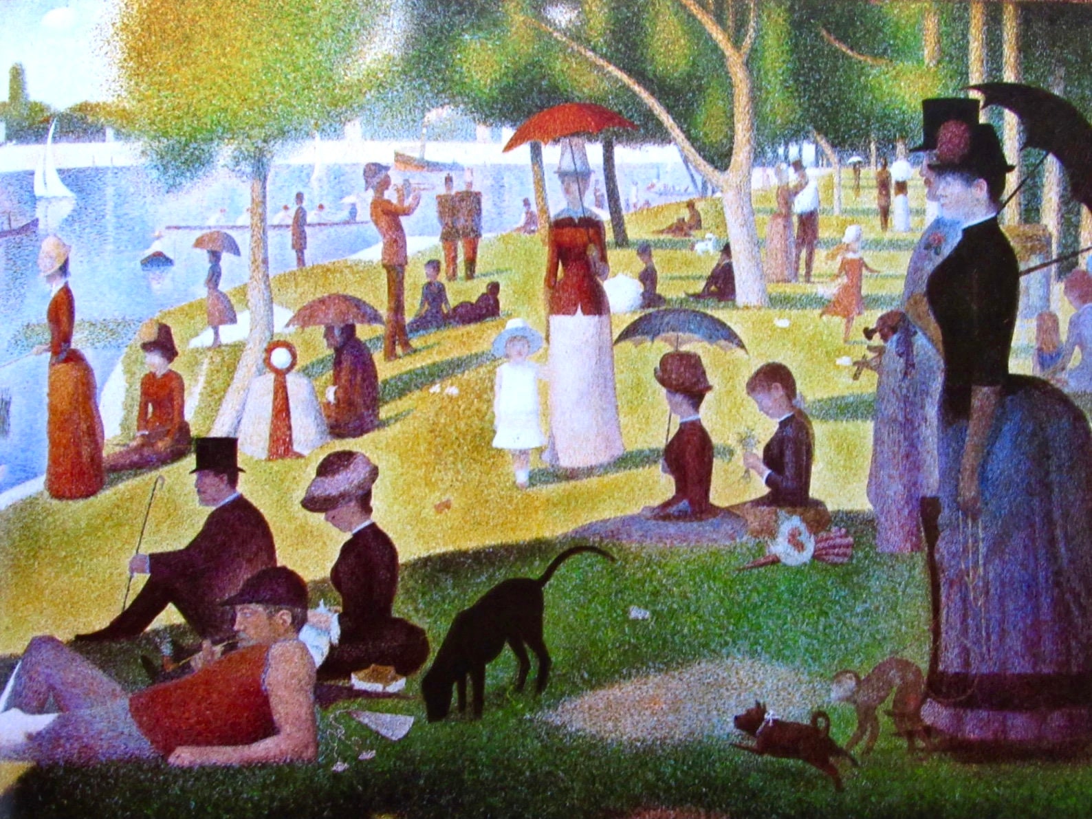 Seurat Sunday Afternoon In The Park
