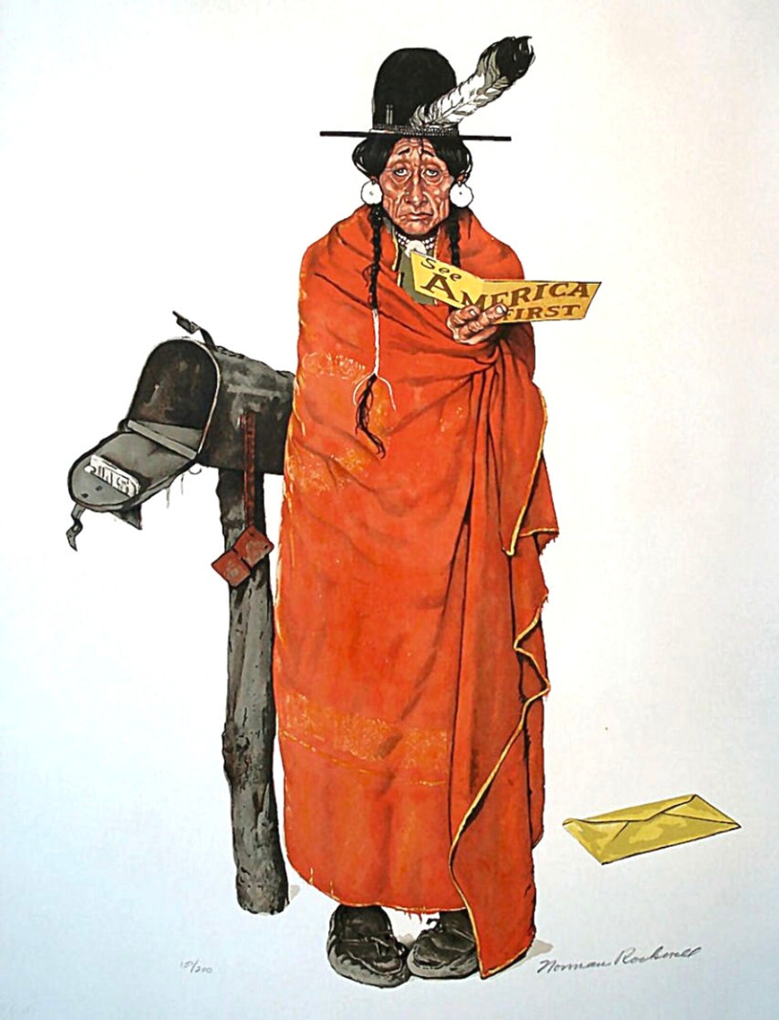 See America First/first Flight Norman Rockwell Magazine Cover - Etsy