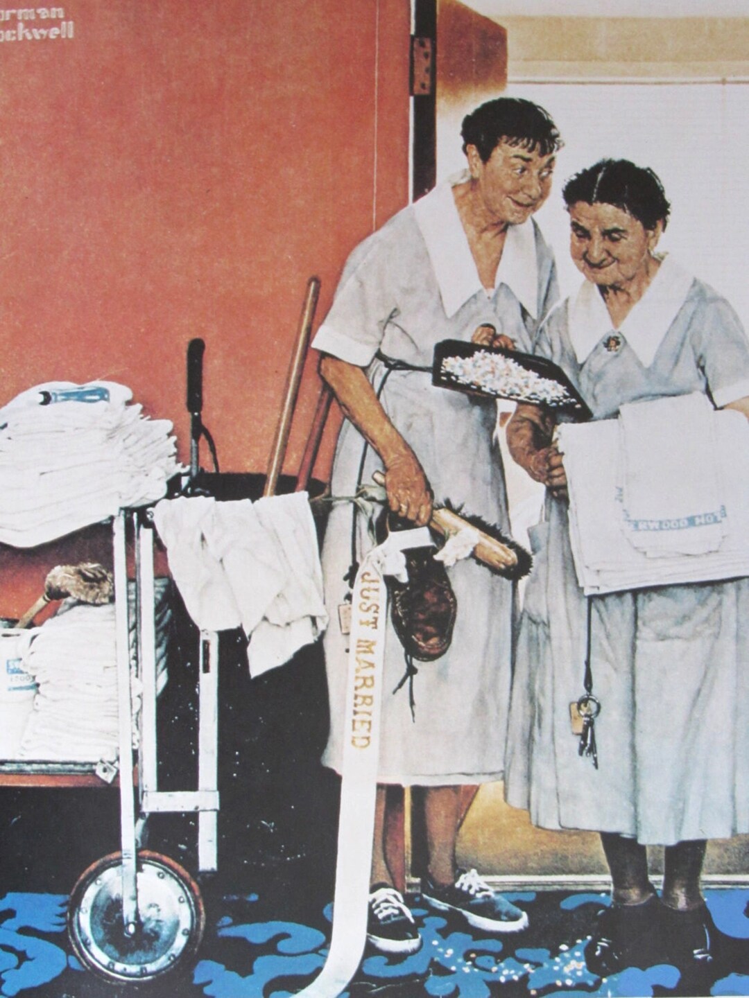 Bridal Suite/check Up, Norman Rockwell Magazine Cover Prints, 2-sided ...