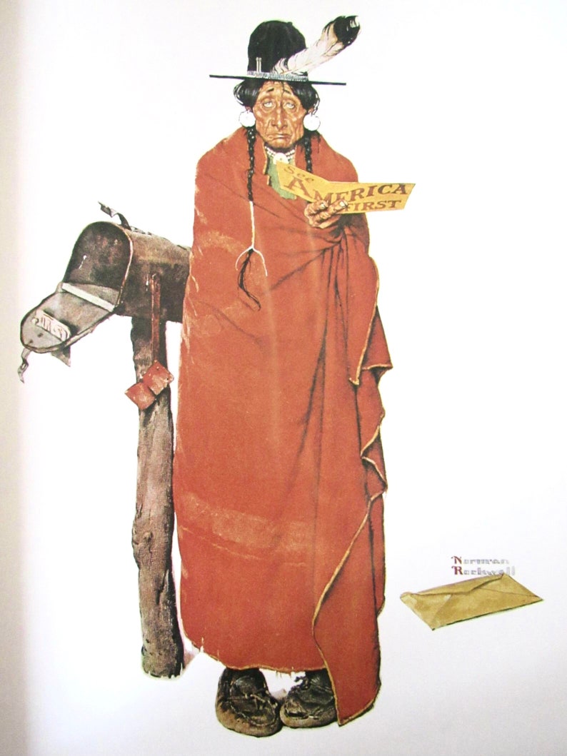 See America First/first Flight Norman Rockwell Magazine Cover | Etsy