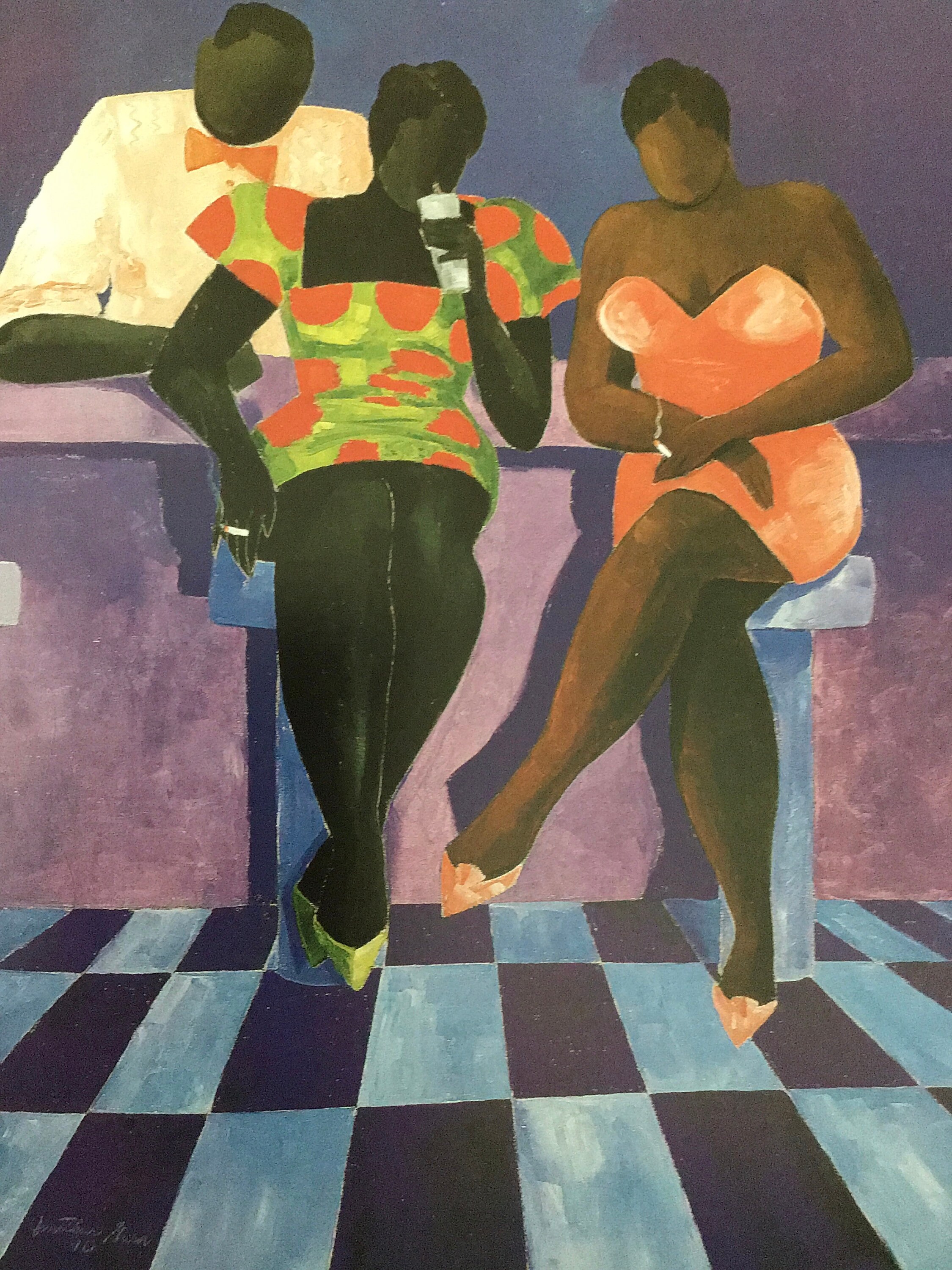 Folly Beach Lounge/the Blues Singer African American Art | Etsy