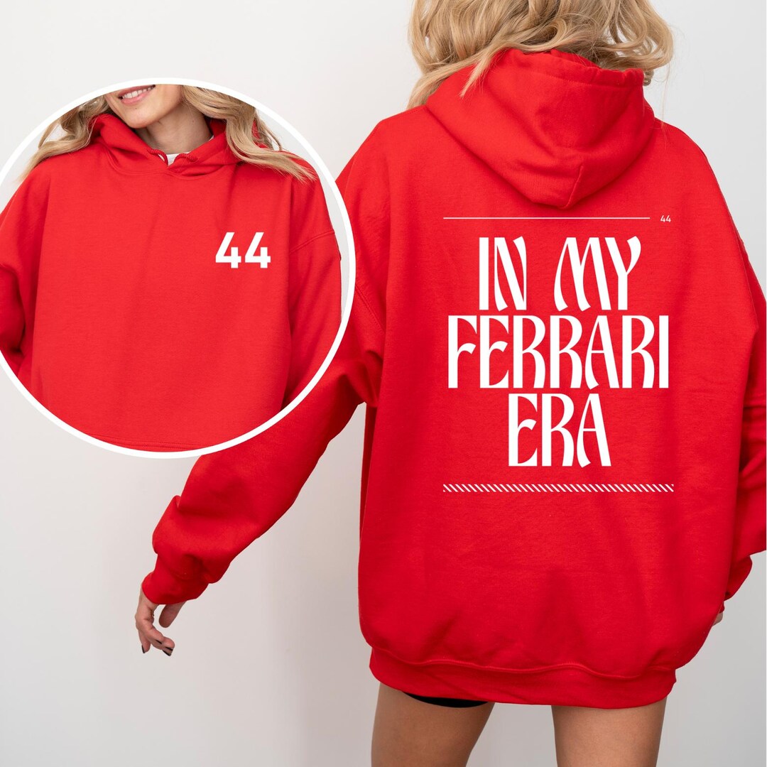 Formula 1, Lewis Hamilton, Ferrari Era Unisex Hoodie, Ferrari Merch ...