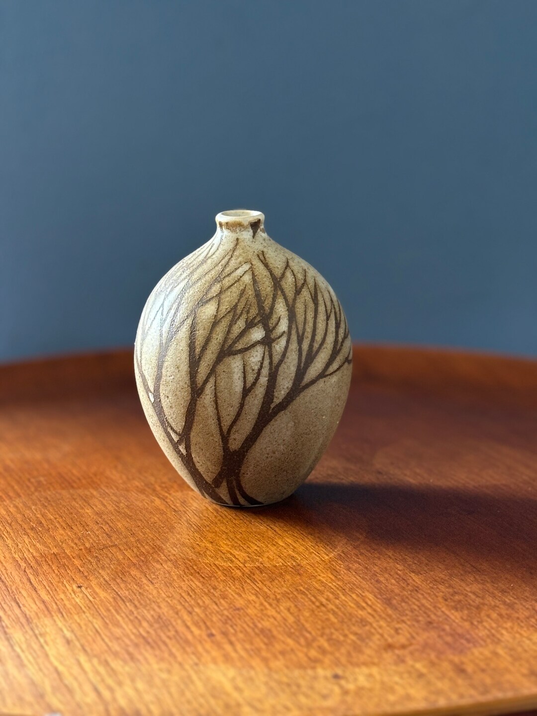 Andersen Design Studio Pottery Stoneware Vase With Tree Decor - Etsy