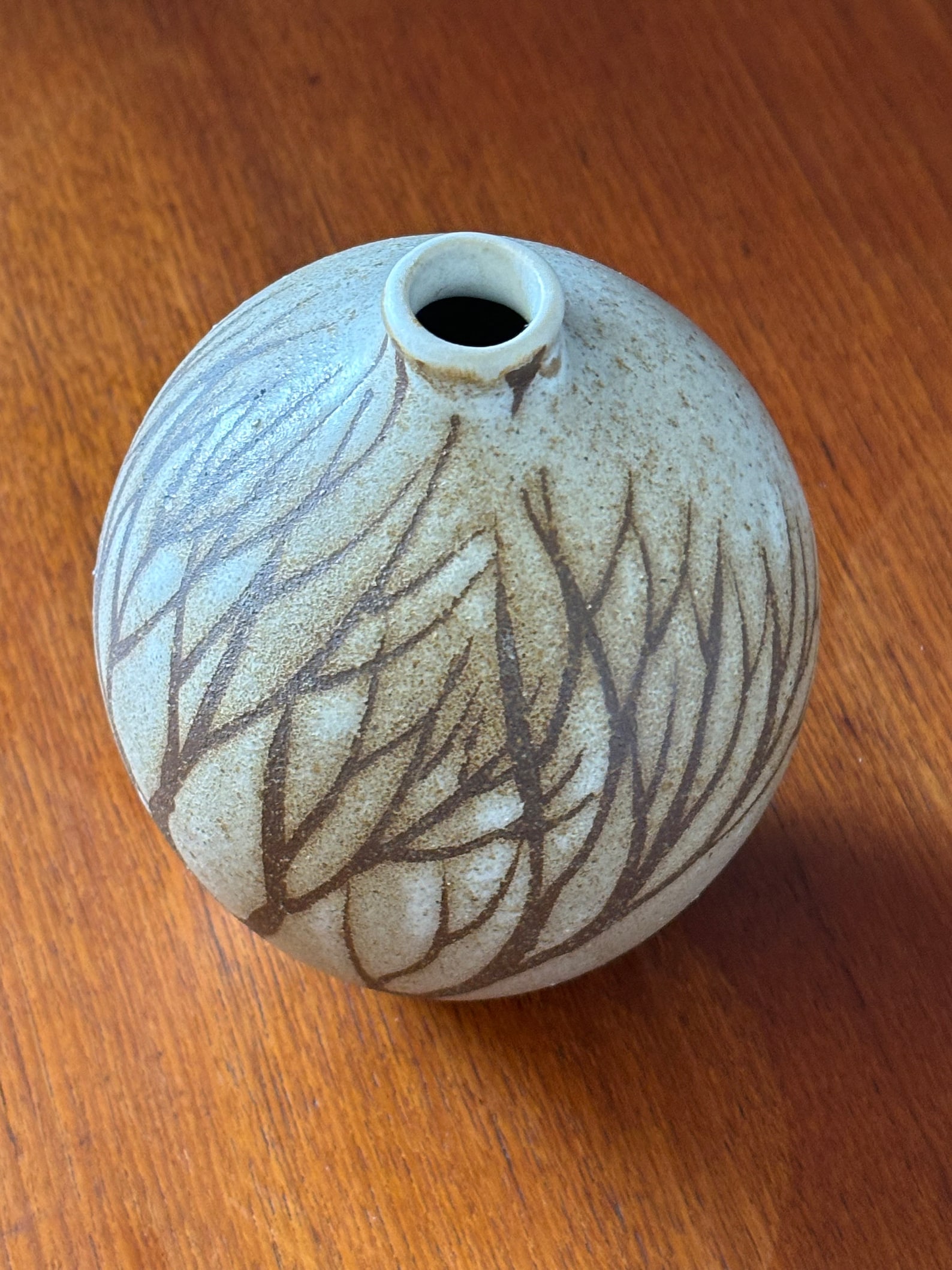 Andersen Design Studio Pottery Stoneware Vase With Tree Decor - Etsy