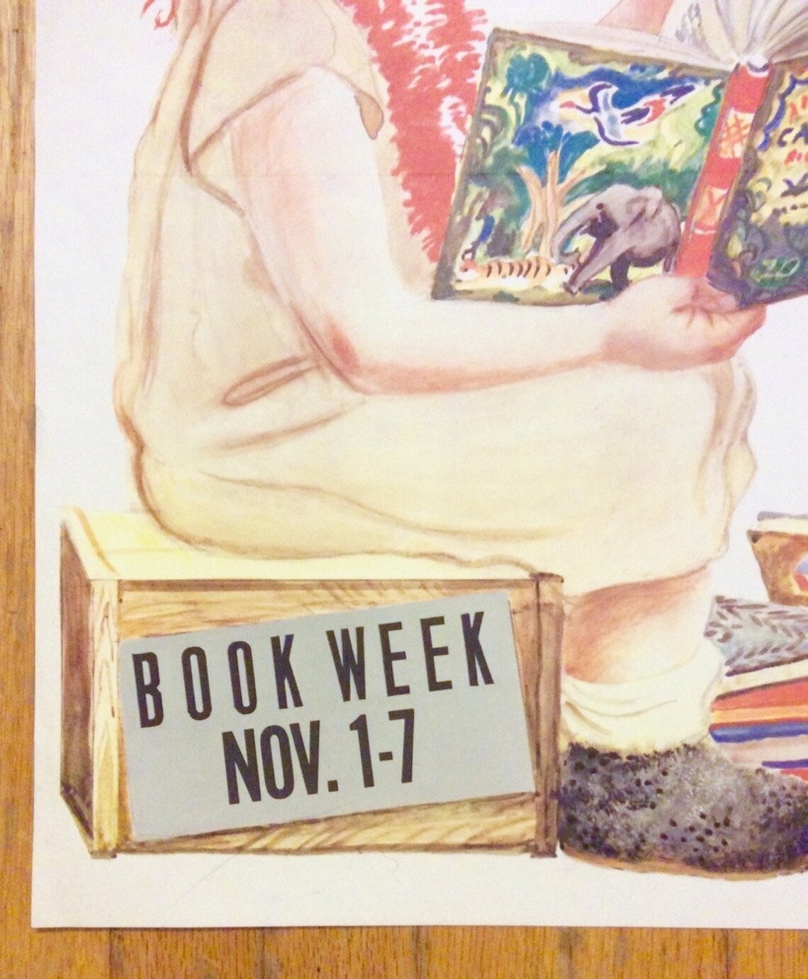 Beautiful Vintage Children's Book Week Poster From 1959... by Feodor ...
