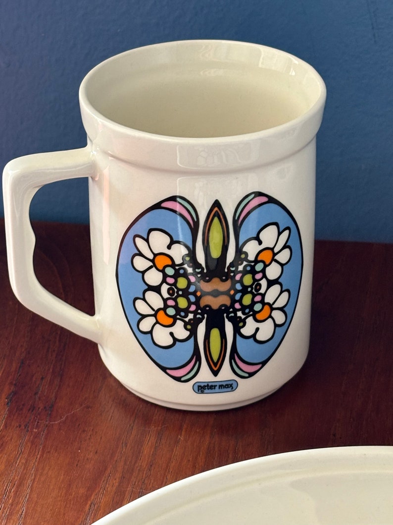 Nine Piece Set of Pop Art Peter Max Tableware by Iroquois China - Etsy