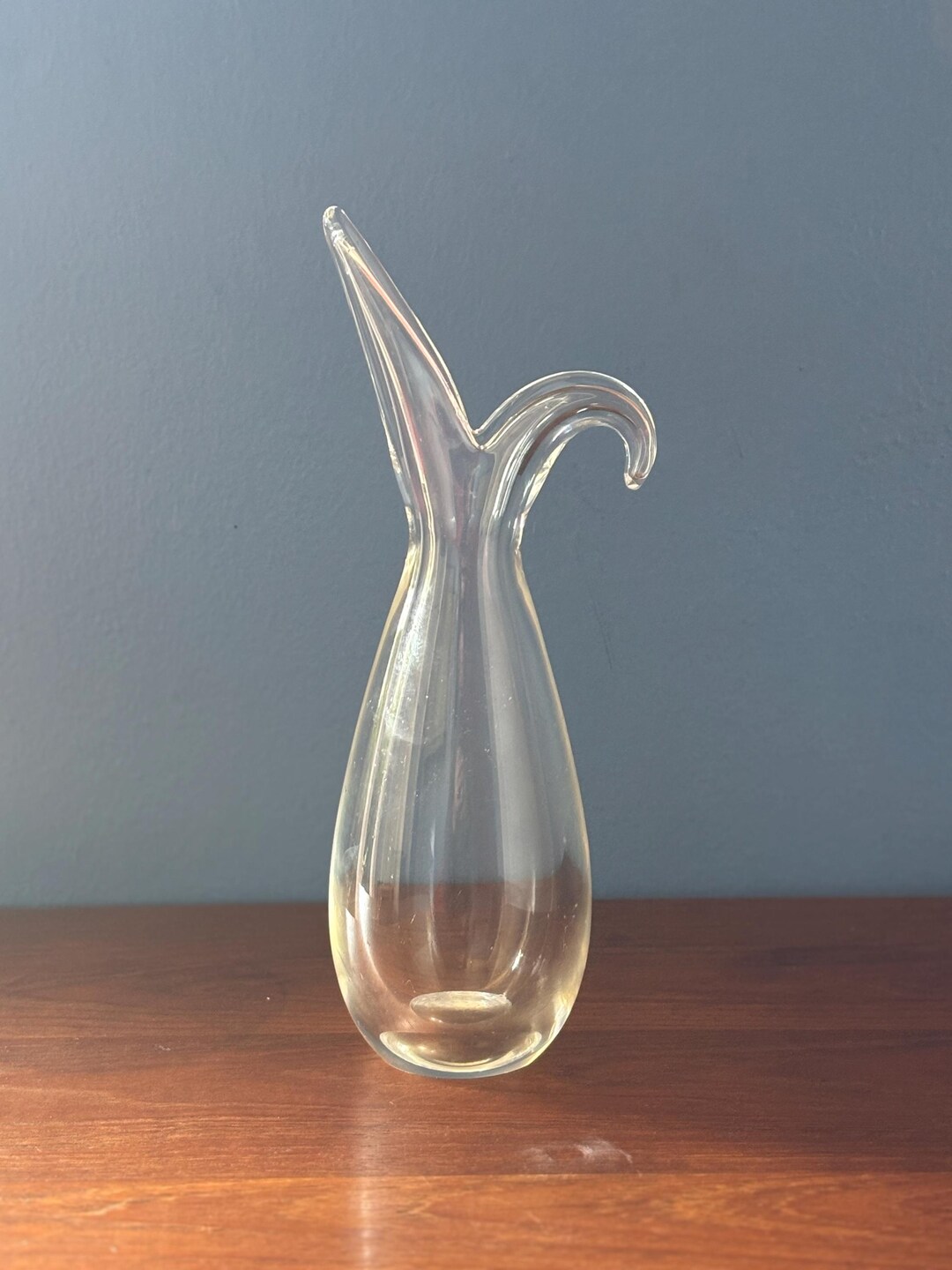 Steuben Art Glass Sheared Rim Flower Vase by George Thompson - Etsy