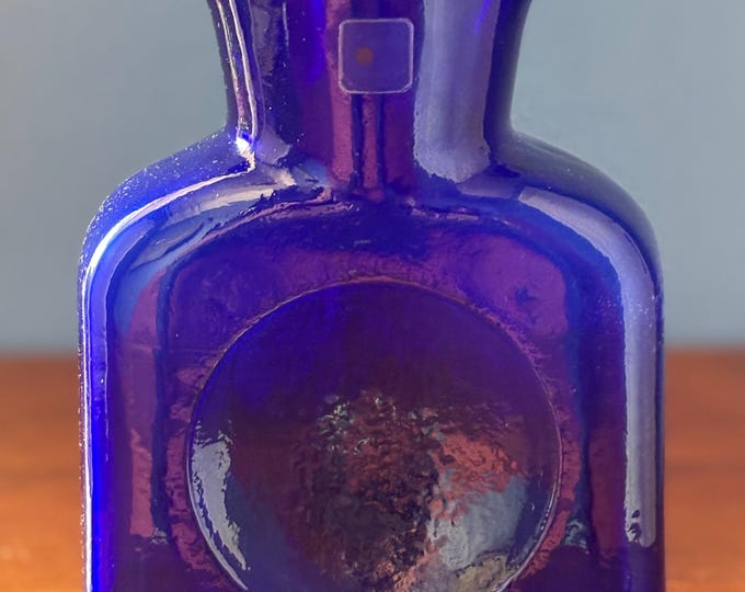 Cobalt Blue Blenko Double Pitcher/carafe - Etsy