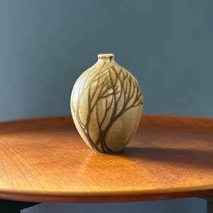Andersen Design Studio Pottery Stoneware Vase With Tree Decor - Etsy
