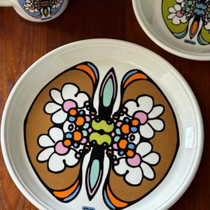 Nine Piece Set of Pop Art Peter Max Tableware by Iroquois China - Etsy
