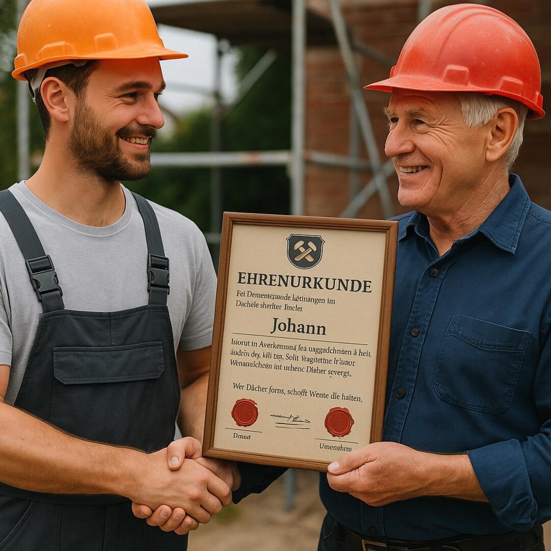 Personalized Certificate of Honor for Roofers | Gift for Roofers ...