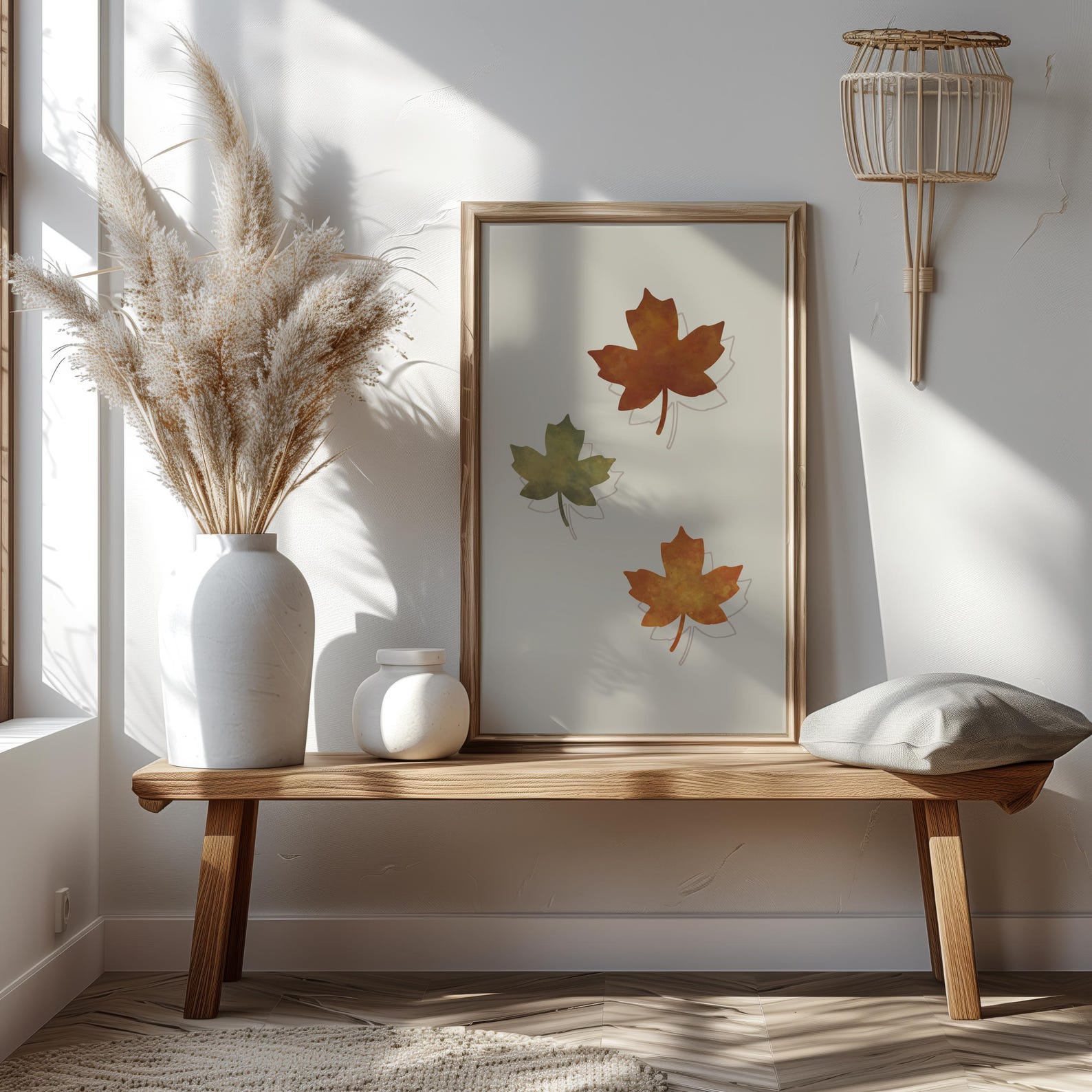 Small Maple Leaves Print | Autumn Home Decor | Fall Color Decor | Fall ...