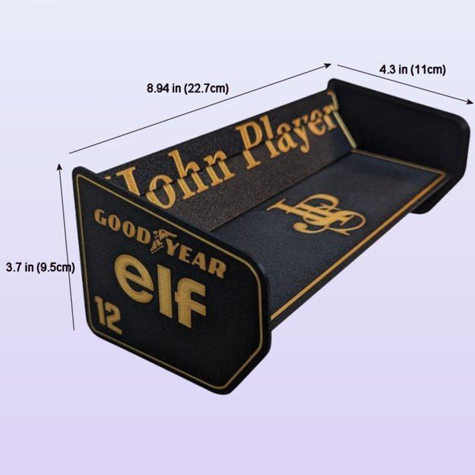 Ayrton Senna Lotus 98T F1 Spoiler Wing Replica: 3D Printed Racing Gift ...