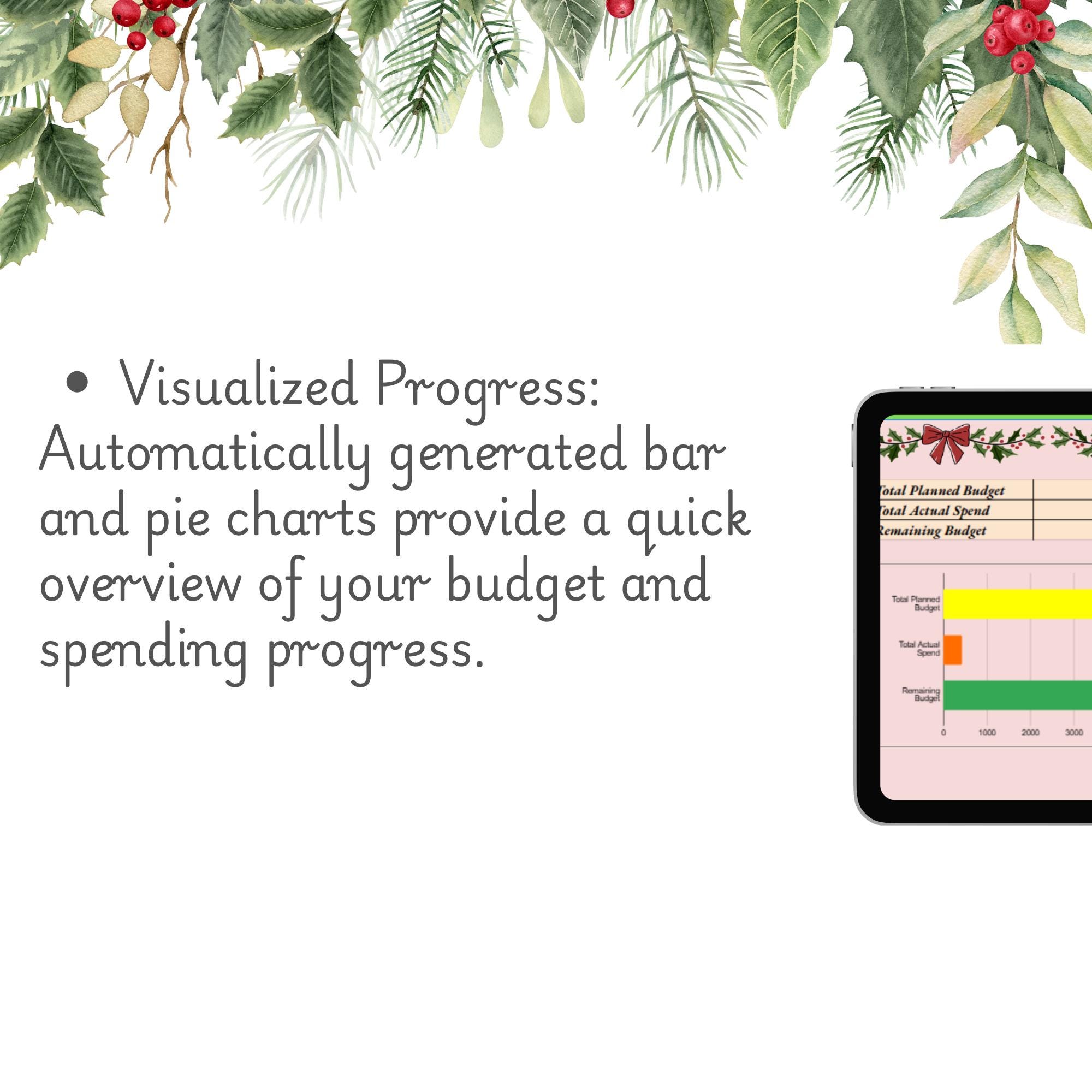 Holiday Gift Budget Tracker | Simple and Automatic Google Sheets ...