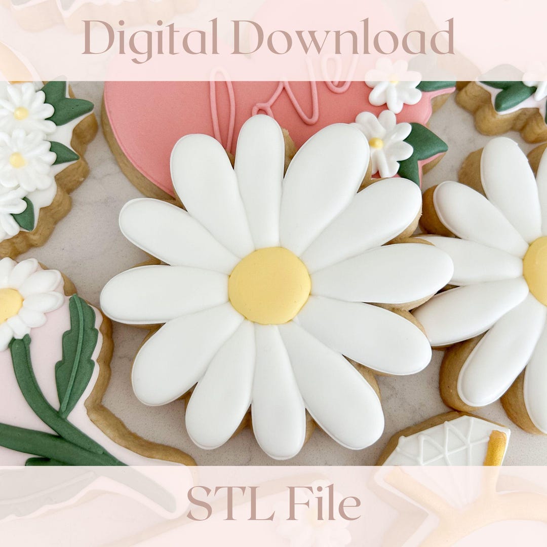 Daisy Cookie Cutter .STL File | Daisy Cookie Cutter Digital Download - Etsy