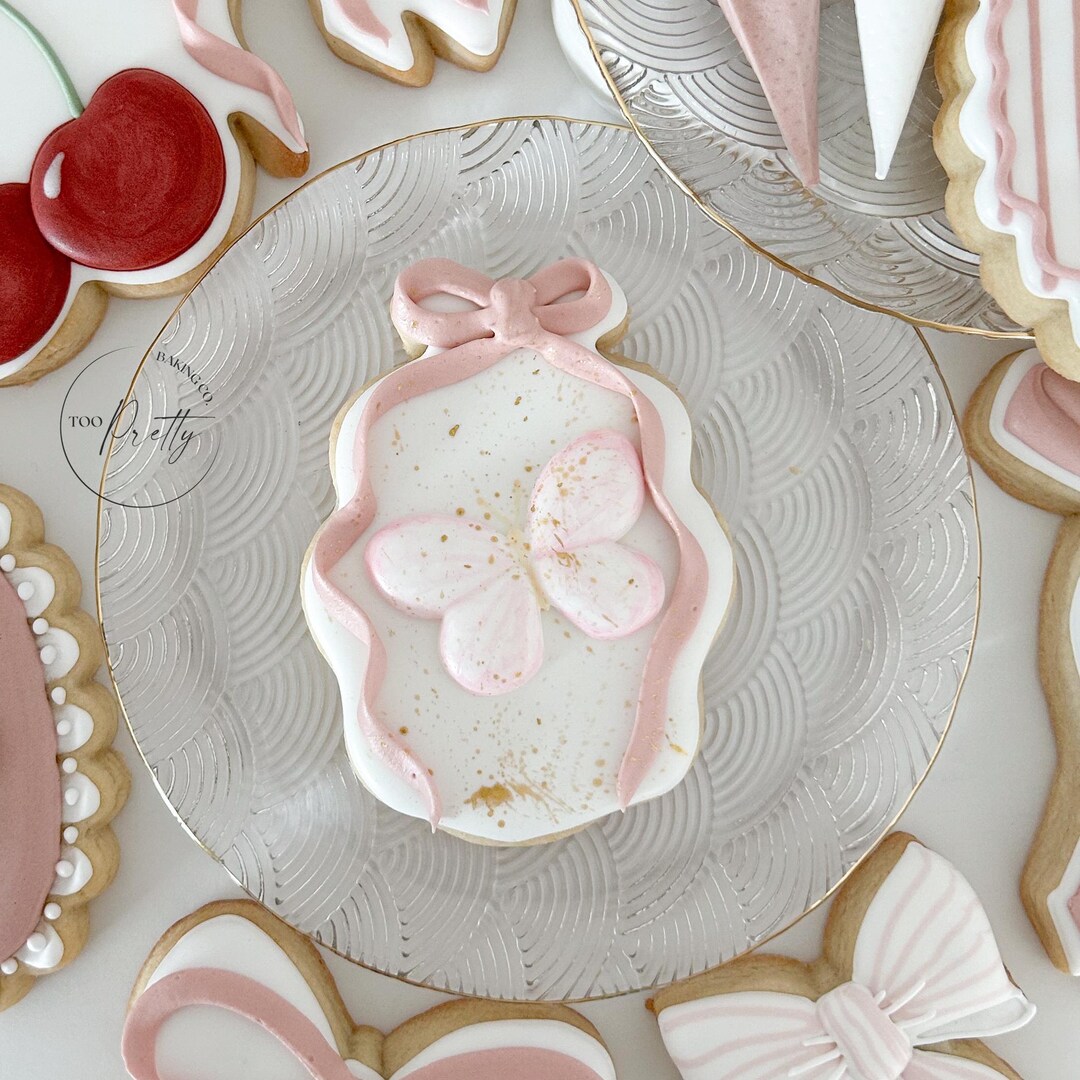 Bow Plaque Cookie Cutter | Cookie Cutter | Basic Cookie Cutter | Girlie ...