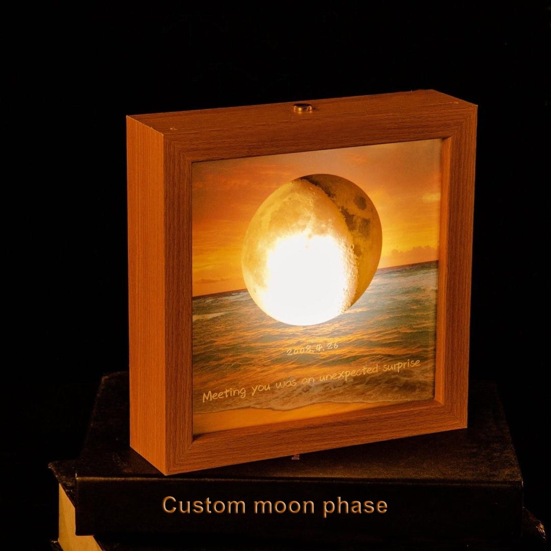 Personalized Moon Phase by Date Gift, Couple Room Decor, Valentinedays ...
