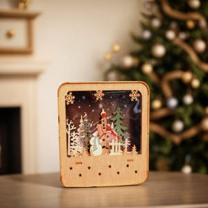 Personalized 3D Stereo Wood Carving Night Light, 3d Wood Night Light ...