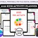 2025 Kids Activity Planner Printable | Daily & Weekly Schedule for ...