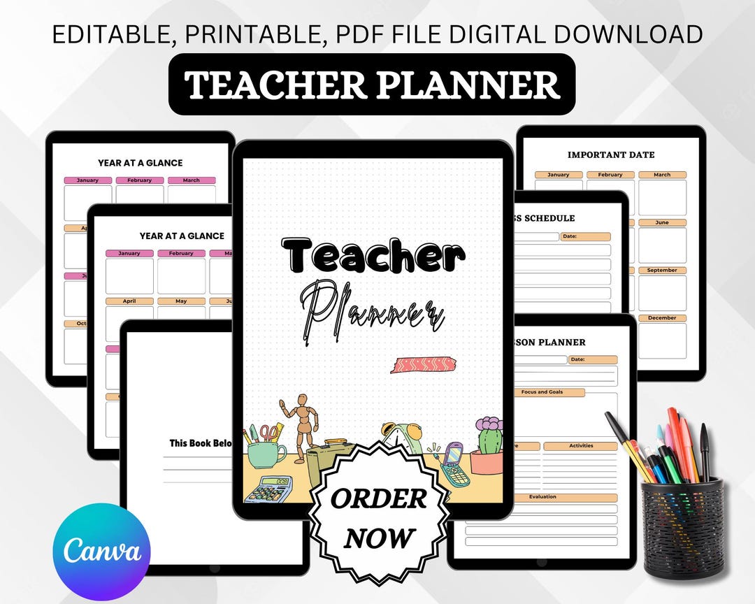 Teacher Planner | Lesson Plan, Gradebook & Attendance Tracker ...