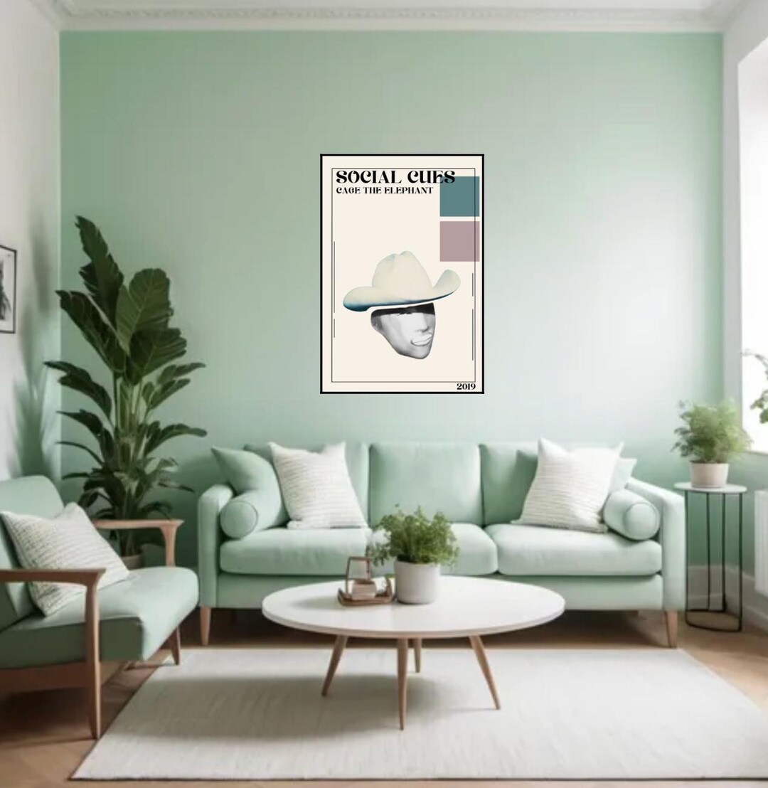 Social Cues Album Poster mid Century Modern Poster, Trendy Albums ...