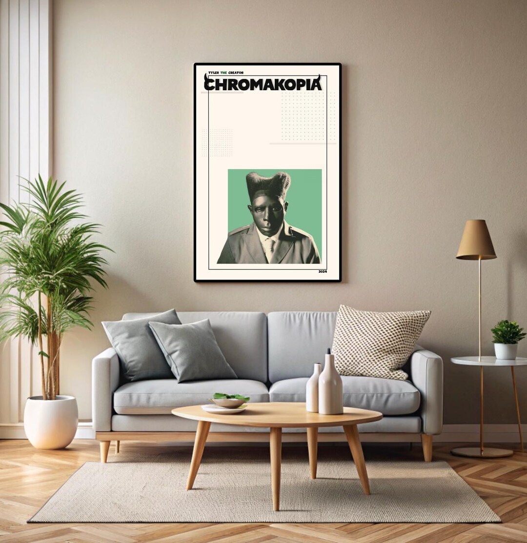 Chromakopia Album Poster mid Century Modern Poster, Trendy Albums ...