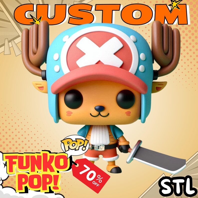 Custom Funko Pop, Digital Model for Printing, 3D Modeling, Cute, 3D Art ...