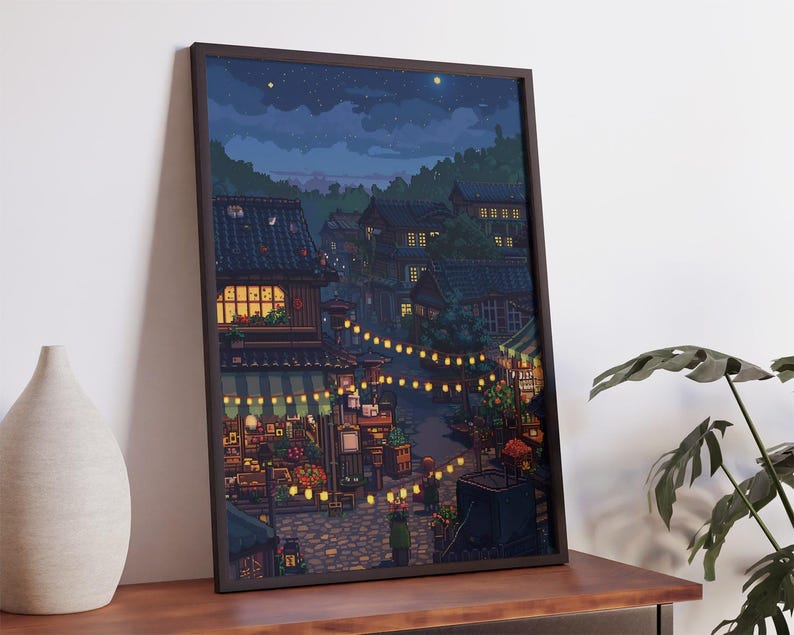 Stardew Valley Poster Printable, Set of 4 Watercolor Video Game Art ...