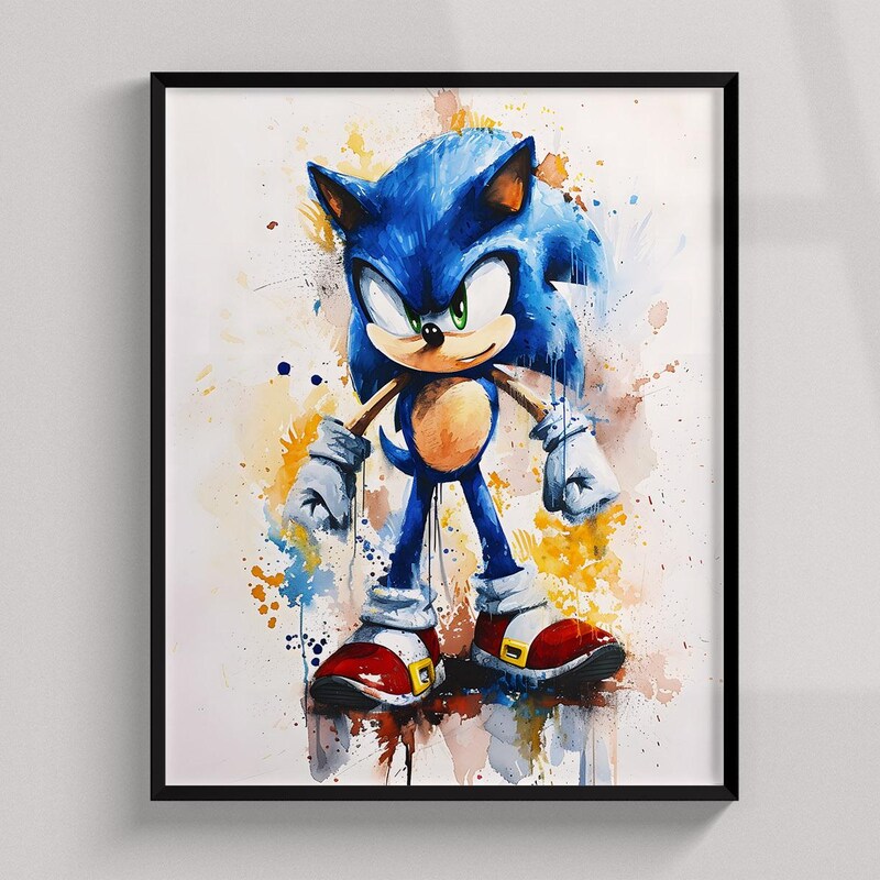 Sonic Poster - Etsy