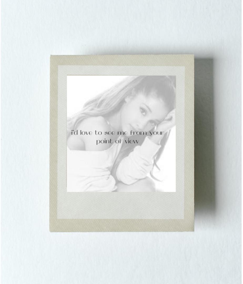 Ariana Grande Lyric Poster | Fans Wall Decor Lyric Poster With Image ...