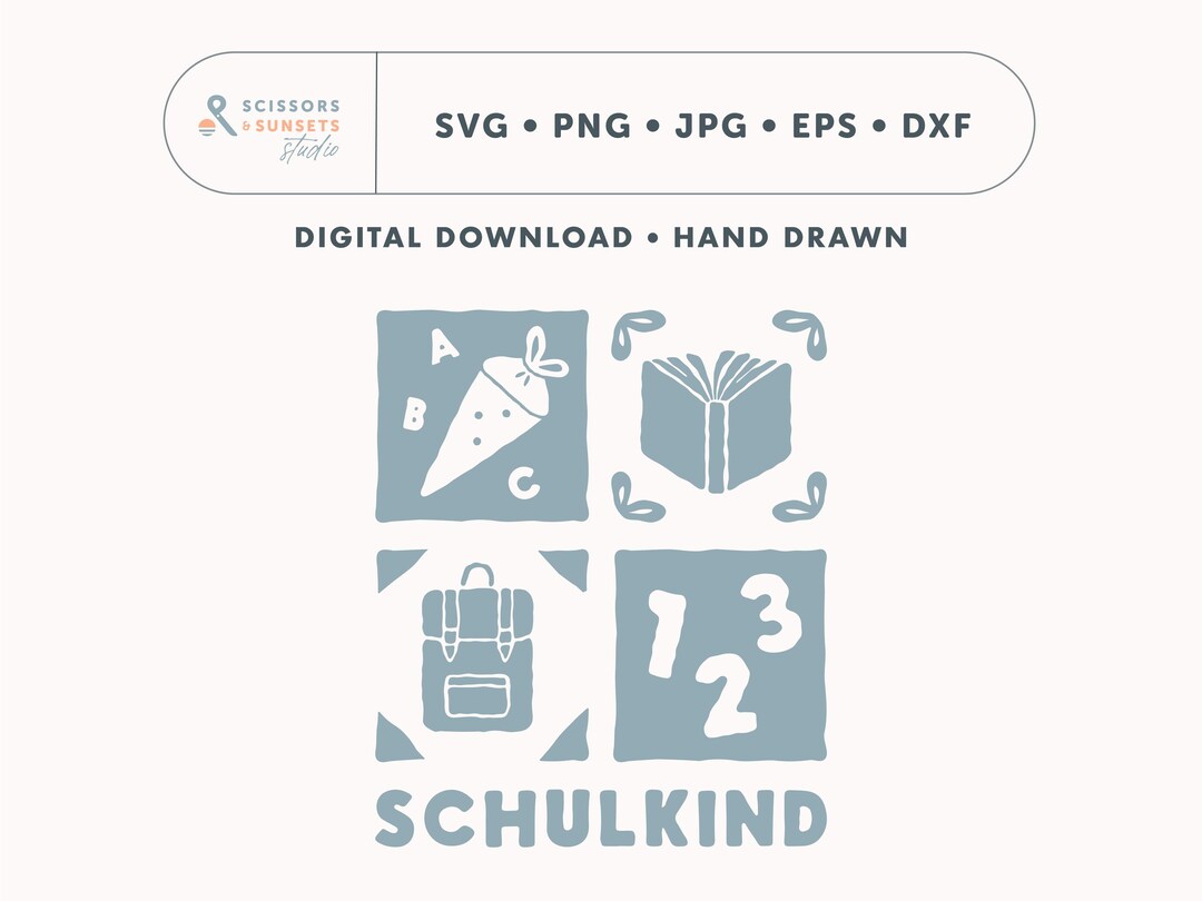 Modern SVG Schoolchild Plotter File | School Cutting File | School ...