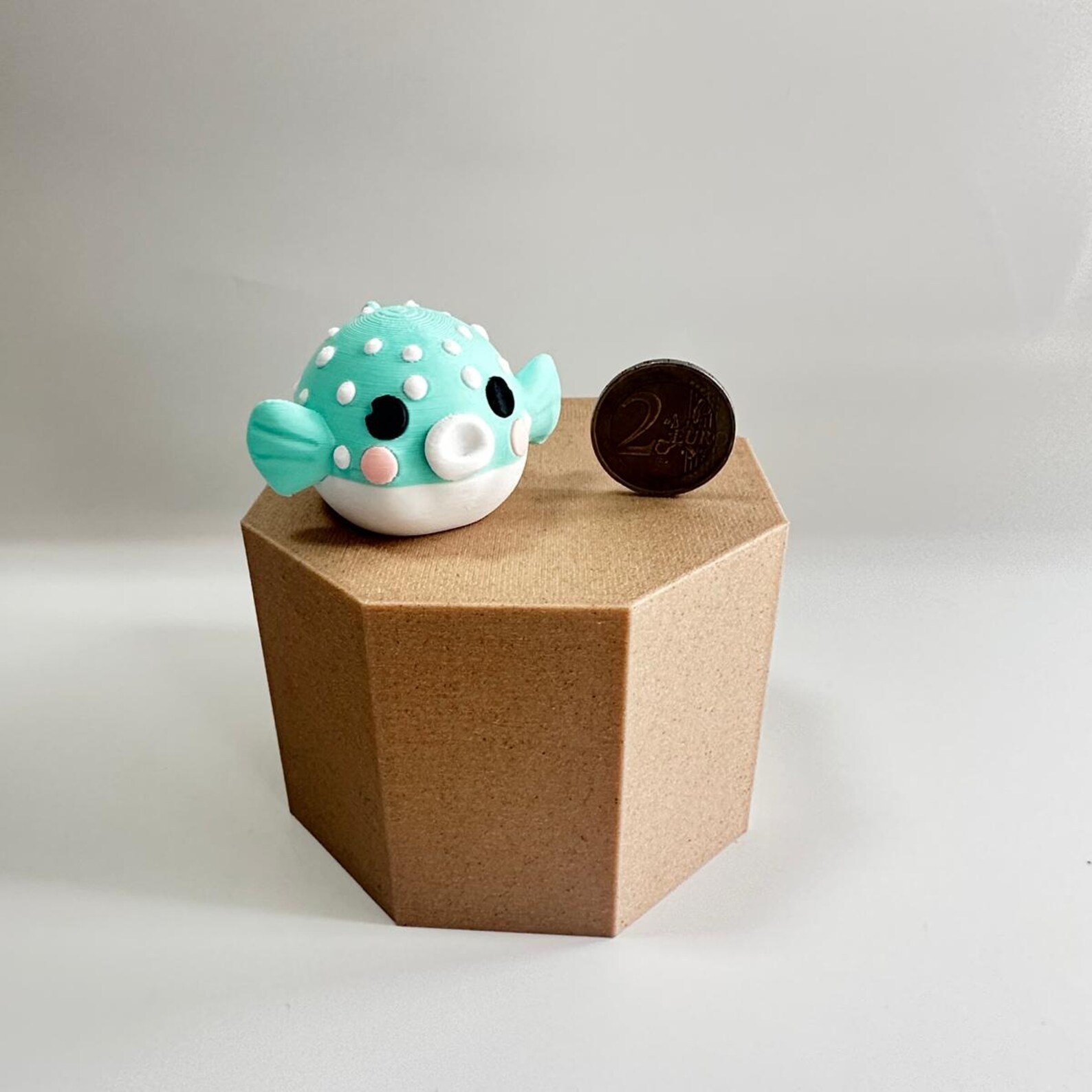 3D Printed Articulating Pufferfish | PLA Animal Figure (2.36 Inch - Etsy