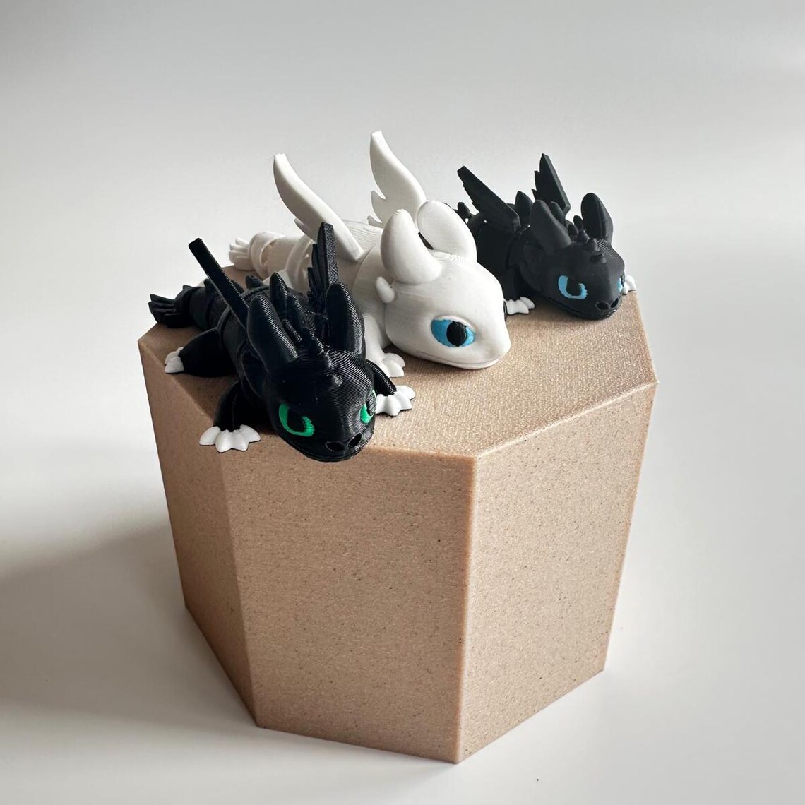 3D Printed Flexi Toothless Dragon Agriculated Figure | HTTYD Night Fury ...